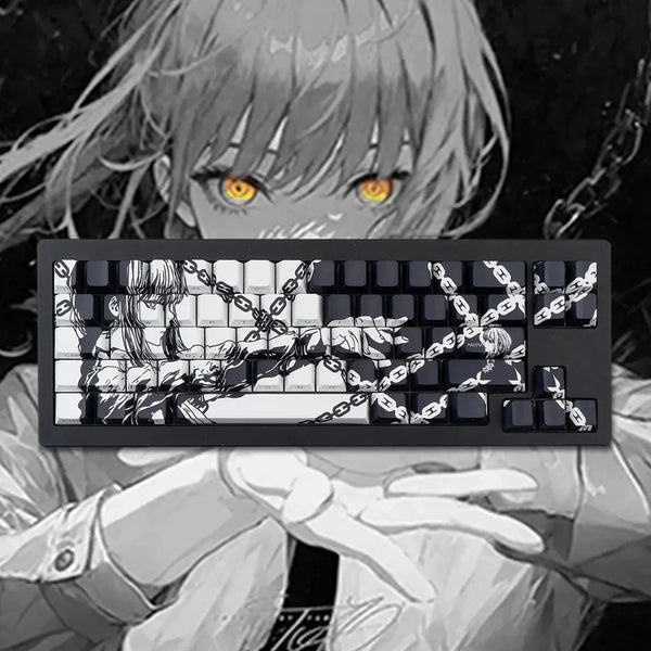 Chainsaw Man Makima Keycaps 129 Keys Anime Keycaps – PriceFrack