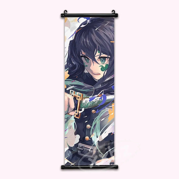 Demon Slayer Mist Hashira Muichiro Tokito Anime Poster Paint Style ...