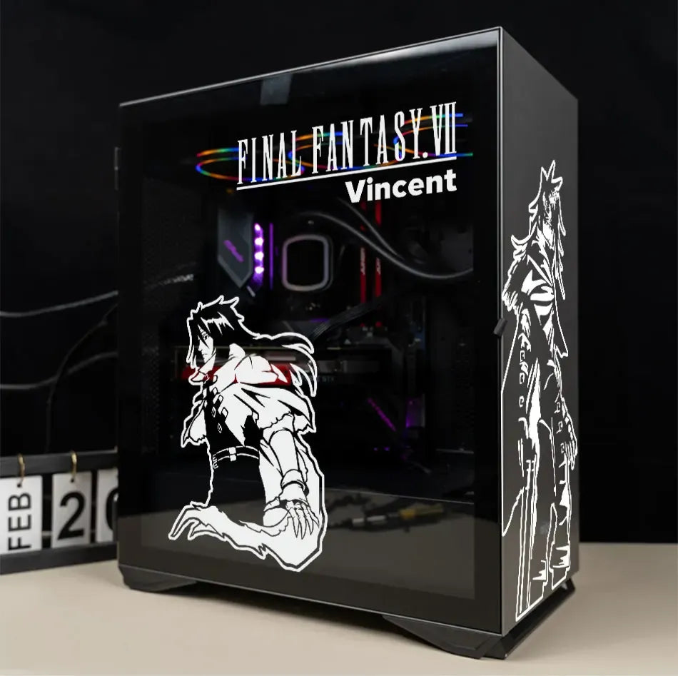 Final Fantasy VII Vincent PC Case Anime sticker Decal