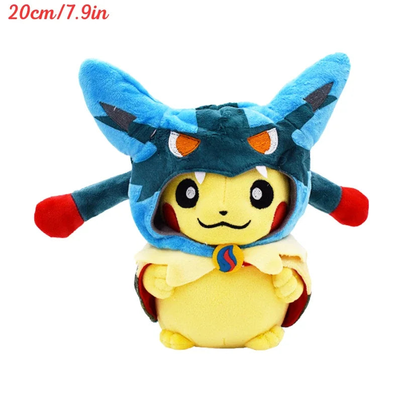 Pokemon Pikachu Plush Figure Cosplaying Lucario