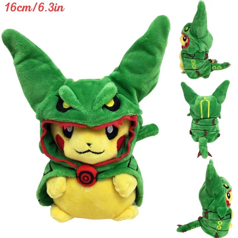 Pokemon Pikachu Plush Figure Cosplaying Rayquaza GN Version A